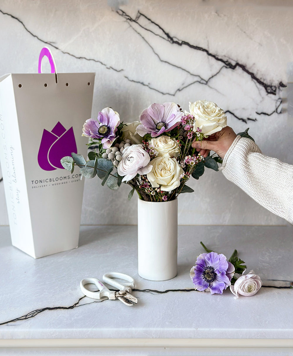 Shop Jill Frost (13+ Stems) Crisp White Floral Pick | Tonic Blooms