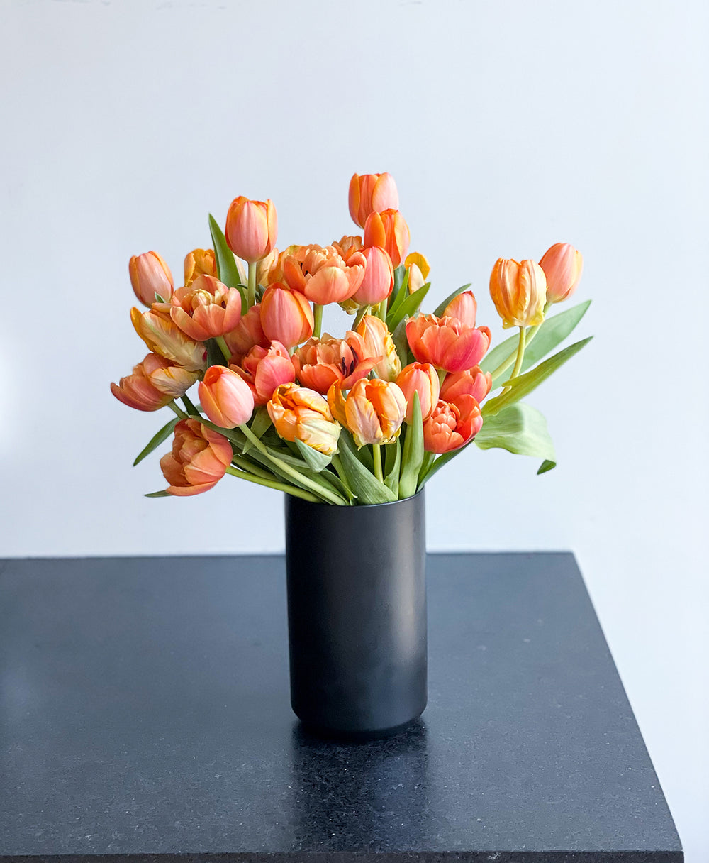 Shop Atomic Orange Double Tulips 30-Stems | Tonic Blooms