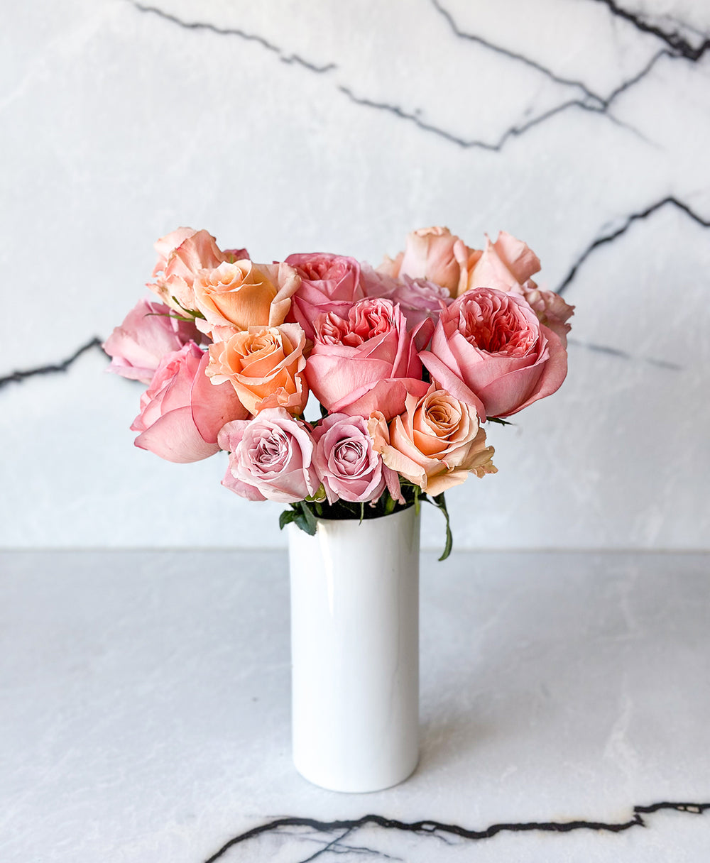 Tutti Frutti Rose Mix (15 stems)