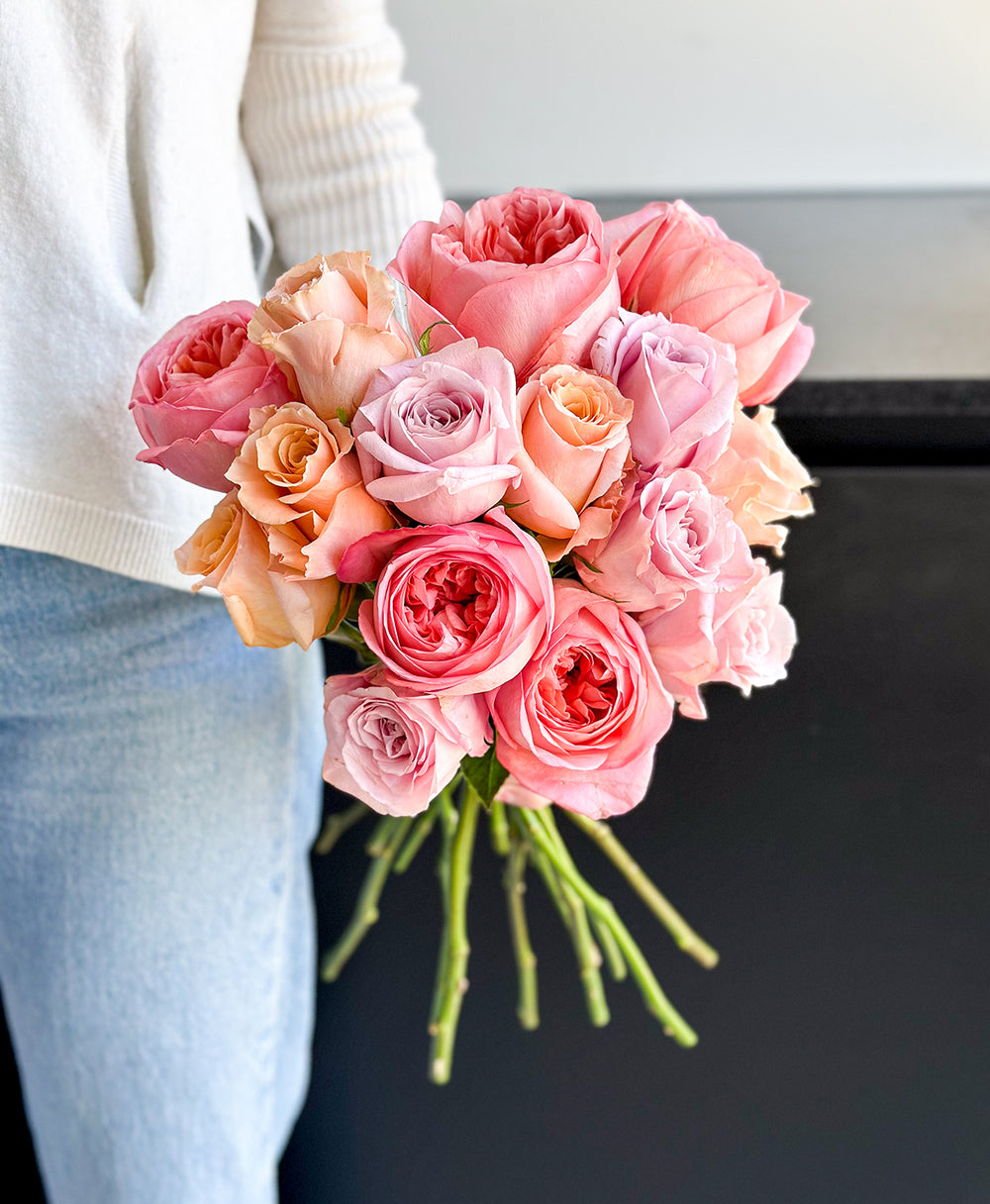 Tutti Frutti Rose Mix (15 stems)