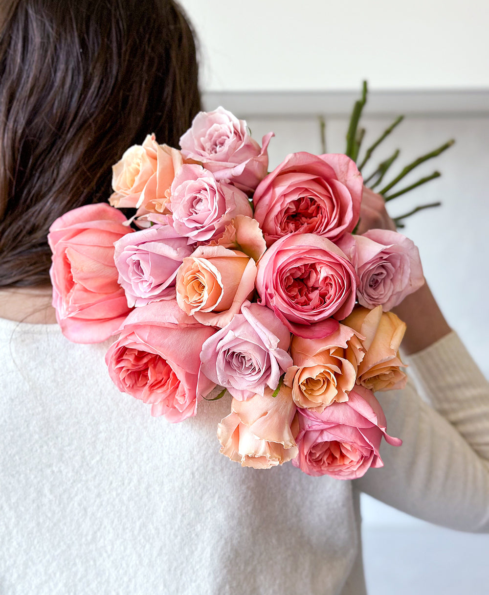 Tutti Frutti Rose Mix (15 stems)